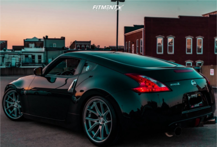 2017 Nissan 370Z Sport with 20x9 Ferrada Fr2 and Toyo Tires 245x35 on ...