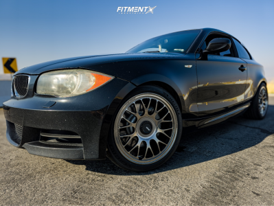 2011 BMW 135i Base with 18x8.5 Konig Mrk1 and Michelin 235x40 on Stock ...