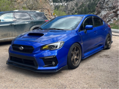 2019 Subaru WRX Base with 18x9.5 AVID1 Av6 and Firestone 245x45 on ...