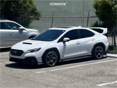 2022 Subaru WRX Premium with 18x8.5 Advan Racing TC4 and Pirelli 245x40 ...