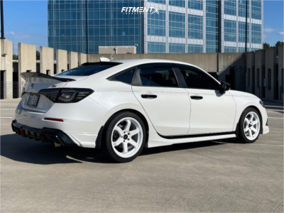 2024 Honda Civic Si with 18x8.5 AVID1 Av6 and Goodyear 235x40 on Stock ...