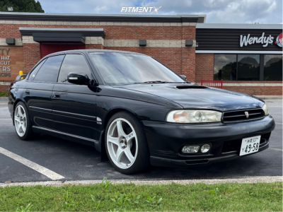 1997 Subaru Legacy GT with 18x8.5 Advan Racing Rcii and Nankang 225x40 ...