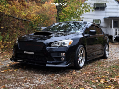 2017 Subaru WRX Base with 18x9.5 Kansei Roku and Nitto 245x40 on ...