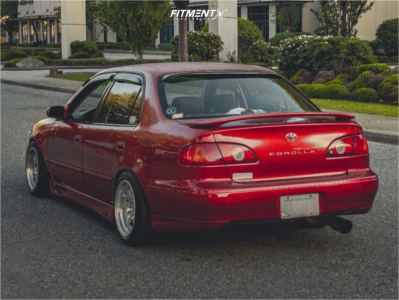 2001 Toyota Corolla S with 15x8 Aodhan Ah03 and Falken 195x50 on ...