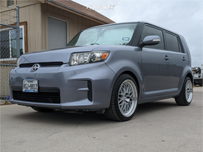 2011 Scion XB Base with 18x8.5 Aodhan Ah02 and Continental 235x40 on ...