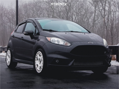 2017 Ford Fiesta ST with 17x8 Fifteen52 Turbomac and Continental 215x45 ...
