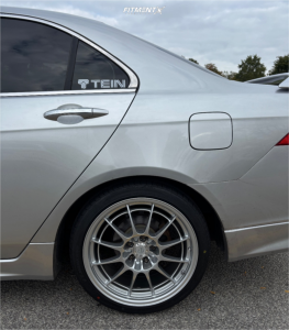 2007 Acura TSX Base with 18x8.5 Enkei Nt03m and Nankang 225x40 on Coilovers | 3174316 | Fitment ...