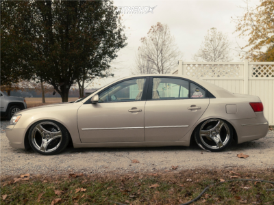 2010 Hyundai Sonata GLS with 18x9.5 Heritage Bushido MonoC and Lionhart ...