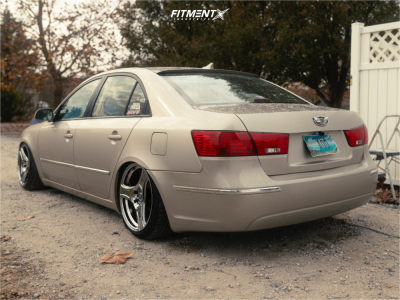 2010 Hyundai Sonata GLS with 18x9.5 Heritage Bushido MonoC and Lionhart ...