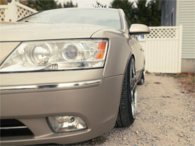 2010 Hyundai Sonata GLS with 18x9.5 Heritage Bushido MonoC and Lionhart ...