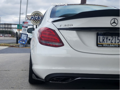 2015 Mercedes-Benz C300 4Matic with 19x8.5 Aodhan Aff7 and Radar 245x40 ...