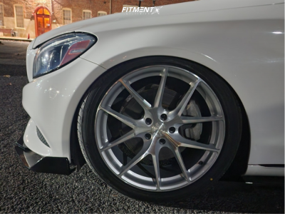 2015 Mercedes-Benz C300 4Matic with 19x8.5 Aodhan Aff7 and Radar 245x40 ...