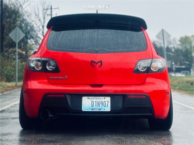 2008 Mazda 3 Mazdaspeed with 18x9.5 Gram Lights 57dr and Sentury 225x40 ...