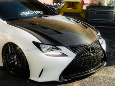 2017 Lexus RC200t F Sport with 19x8.5 Rohana Rfx11 and Accelera 225x35 ...