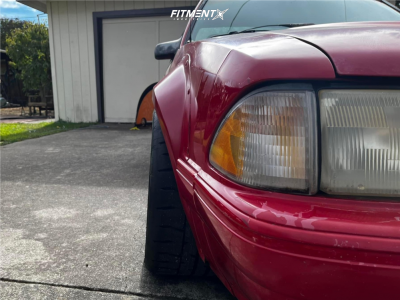 1990 Ford Mustang GT with 18x9.5 Aodhan Ds02 and Michelin 285x30 on ...