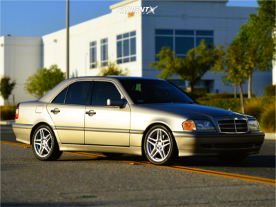 1999 Mercedes-Benz C230 with 17x7.5 35 RTX OE Replica Stern and 225 ...