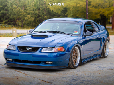 1999 Ford Mustang with 18x8.5 35 Aodhan Ds07 and 245/35R18 Hankook ...