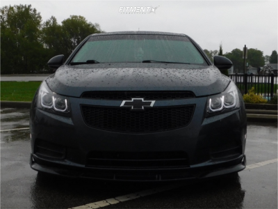 2013 Chevrolet Cruze LS with 18x8.5 Vors Tr4 and Road Hugger 225x40 on ...