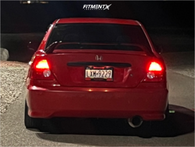 2004 Honda Civic DX with 15x6.5 AVID1 Av8 and Toyo Tires 195x50 on Coilovers | 3201274 | Fitment ...