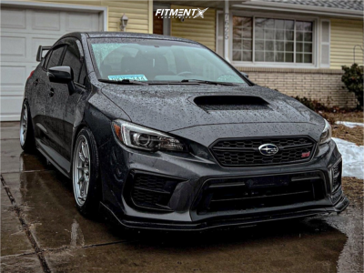 2020 Subaru WRX STI Base with 18x9.5 Enkei Nt03m and Yokohama 245x40 on ...