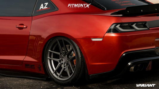 2014 Chevrolet Camaro SS with 20x10 Variant Helium and Nitto 285x35 on ...