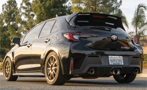 2023 Toyota GR Corolla Core with 18x8.5 Konig Dekagram and Michelin ...
