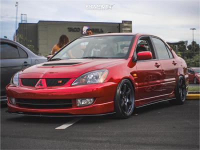 2006 Mitsubishi Lancer Ralliart with 17x9 Gram Lights 57dr and Starmaxx ...