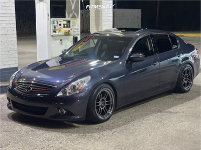 2012 INFINITI G37 Journey with 18x9.5 Enkei Rpf1 and Lexani 245x40 on Coilovers | 3210173 ...