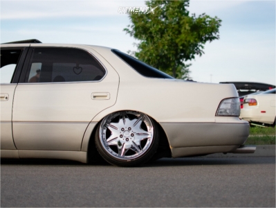 1993 Lexus LS400 Base with 19x10 Work Ls207 and Zeta 215x35 on ...