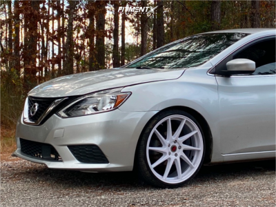 2019 Nissan Sentra SV with 20x8 Revolution Racing Rr31 and Lexani ...