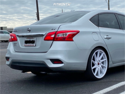 2019 Nissan Sentra SV with 20x8 Revolution Racing Rr31 and Lexani ...