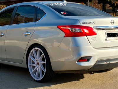 2019 Nissan Sentra SV with 20x8 Revolution Racing Rr31 and Lexani ...