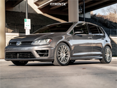 2017 Volkswagen Golf R Base with 18x8.5 Anovia Kenzo and Kosic 235x40 ...