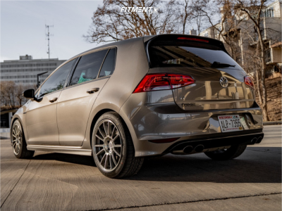 2017 Volkswagen Golf R Base with 18x8.5 Anovia Kenzo and Kosic 235x40 ...