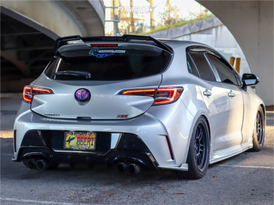 2022 Toyota Corolla XSE with 17x9 Enkei Rpf1 and Firestone 255x40 on ...