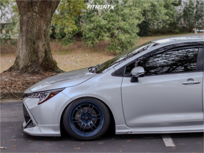 2022 Toyota Corolla XSE with 17x9 Enkei Rpf1 and Firestone 255x40 on ...