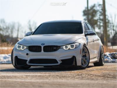 2016 BMW M3 Base with 19x10 Apex Vs-5rs and Nitto 265x35 on Lowering ...