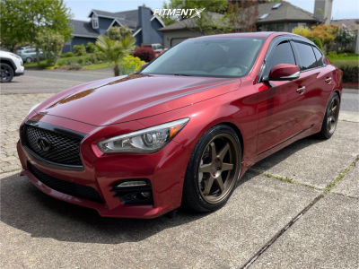 2014 INFINITI Q50 Sport with 19x9.5 ESR Sr07 and Yokohama 255x40 on ...
