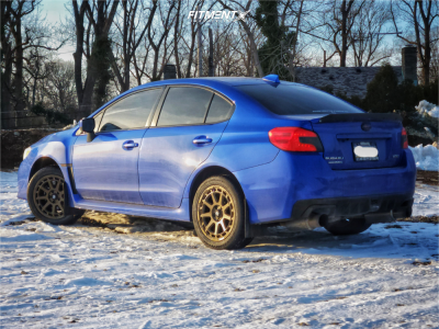 2017 Subaru WRX Base with 17x8 Sparco Gravel and Continental 245x45 on ...