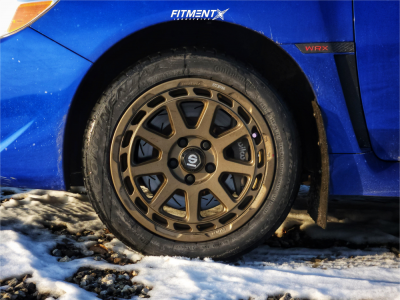 2017 Subaru WRX Base with 17x8 Sparco Gravel and Continental 245x45 on ...