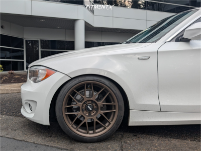 2013 BMW 128i Base with 18x8.5 Apex Arc-8 and Continental 225x40 on ...