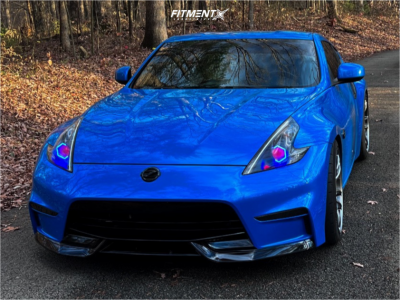 2011 Nissan 370Z Touring with 19x9.5 Work Emotion Cr Kiwami and ...