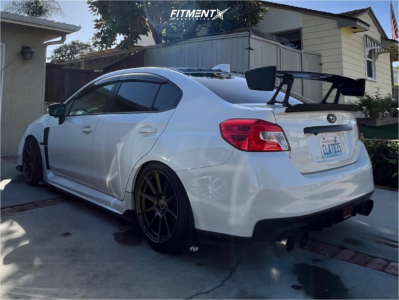 2019 Subaru WRX Premium with 18x9.5 Enkei TS10 and Firestone 255x45 on ...