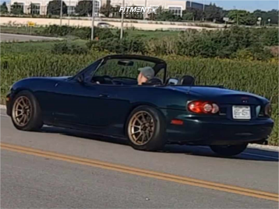 2004 Mazda Miata LS with 15x8 Advanti Racing Storm S1 and Hankook ...