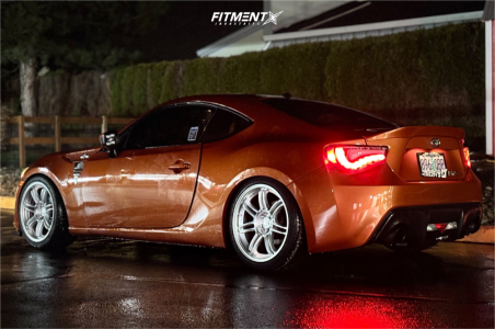 2013 Scion FR-S Base with 18x9.5 Kansei Seven and Continental 255x35 on ...