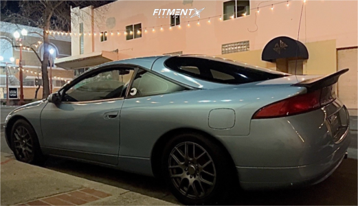 1995 Mitsubishi Eclipse RS with 16x7 Vision Cross and Michelin 205x55 on Coilovers | 3228925 ...