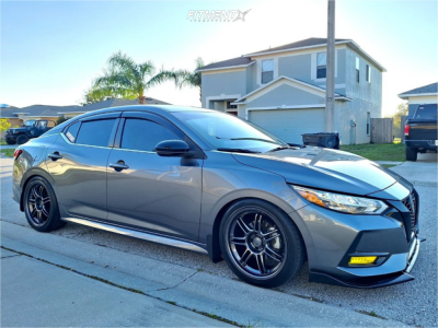 2021 Nissan Sentra SR with 18x8.5 Kansei Seven and Hankook 235x40 on ...
