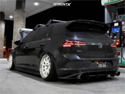2016 Volkswagen GTI SE with 18x9.5 ESR Cs12 and Nitto 215x35 on ...