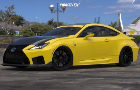 2020 Lexus RC F Base with 19x9.5 Anovia AN-10 and Michelin 255x35 on ...