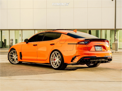 2019 Kia Stinger GTS with 20x9 Aodhan Aff3 and Cosmo 255x35 on Coilovers | 3239128 | Fitment ...